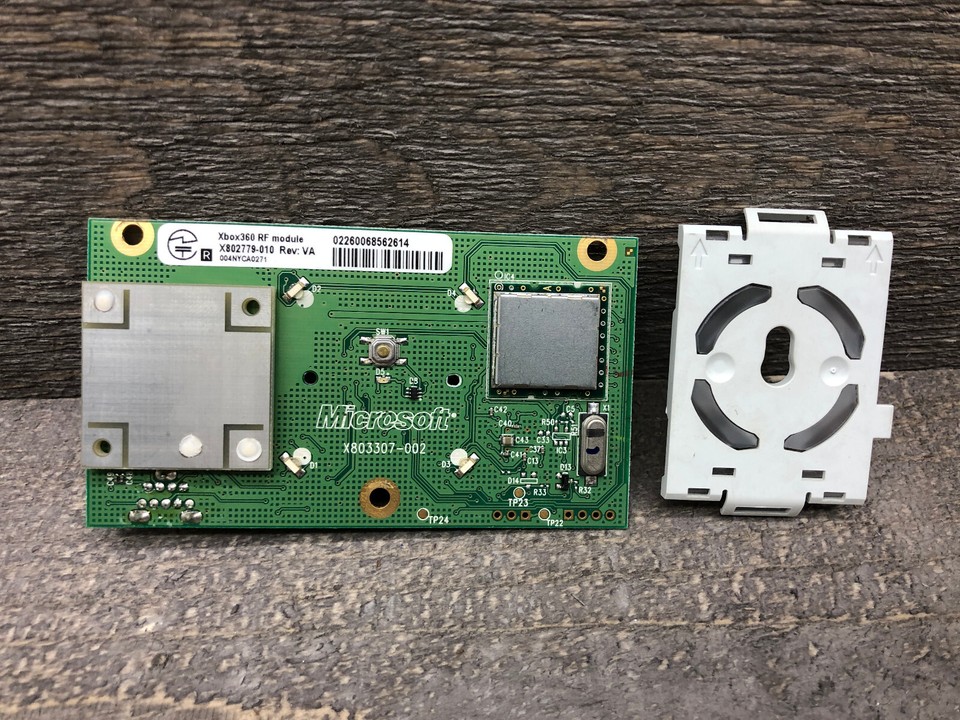 Microsoft Xbox 360 OEM RF Module Board Power Button X802779-010 Rev VA ...