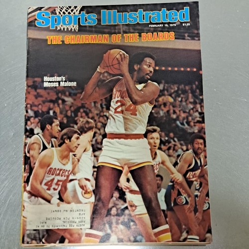 Sports Illustrated February 19, 1979 Moses Malone NBA Basketball | eBay