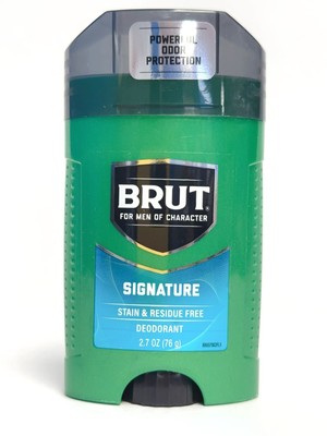 Brut Deodorant Stick with Stain Shield Signature Scent 2.7oz (3 Pack ...