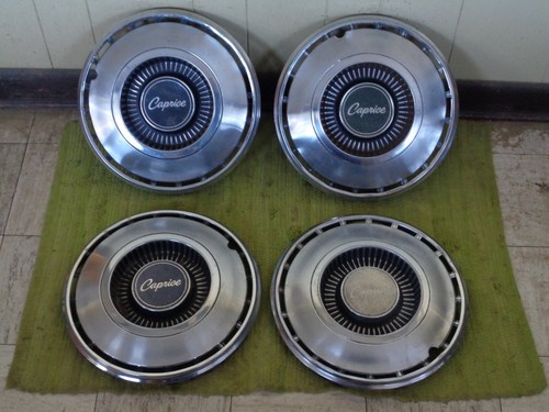 68 69 Chevrolet Caprice Hub Caps 14" Set of 4 Wheel Covers 1968 1969 ...