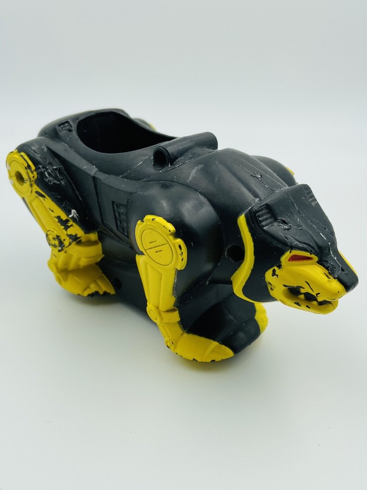 VTG 1995 Mighty Morphin Power Rangers Yellow Ranger Sabertooth Tiger ...