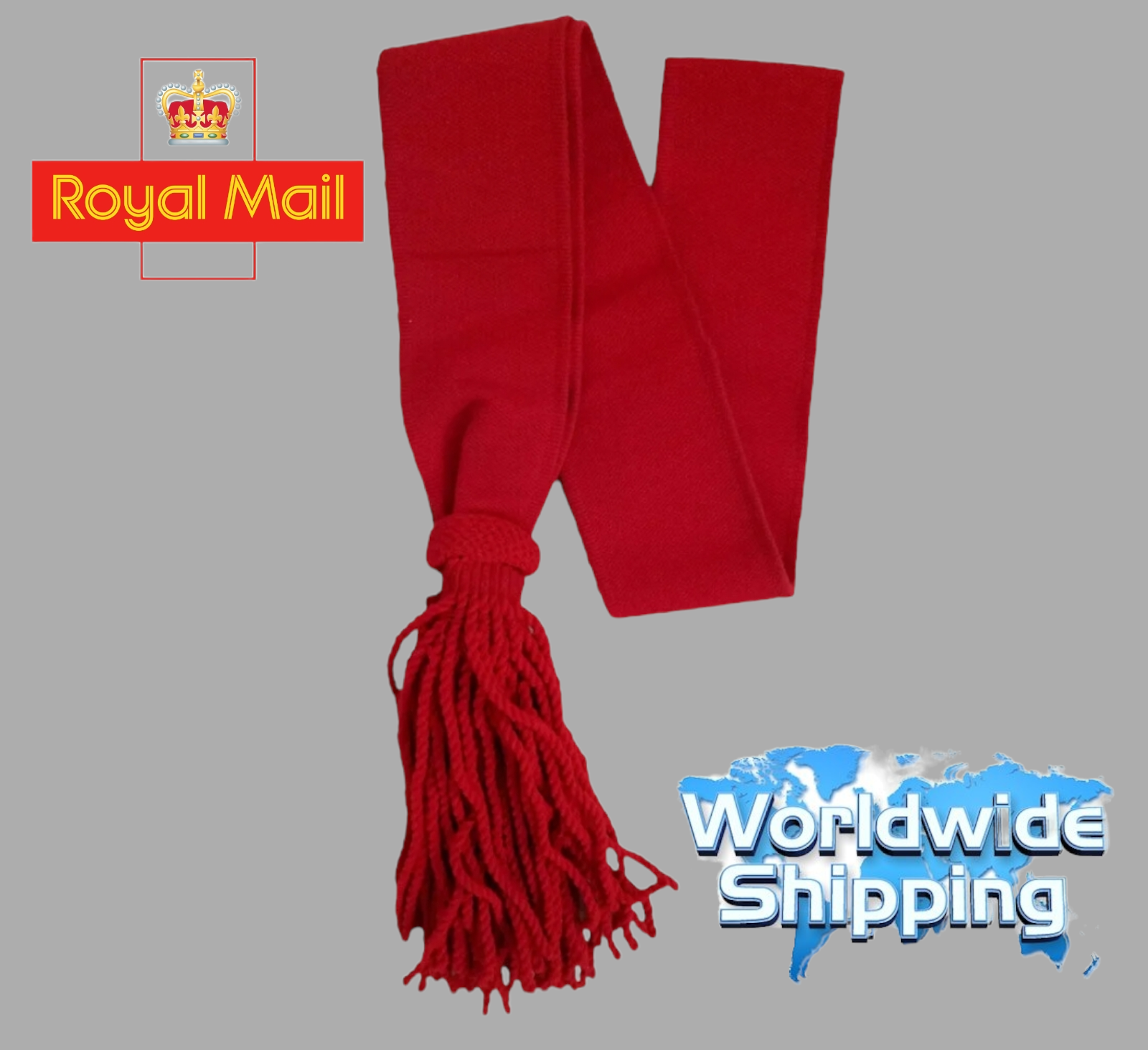 Army Sash Wool Sergeants Sgts Red Sash, Shoulder Red Acrylic Guard "32 ...
