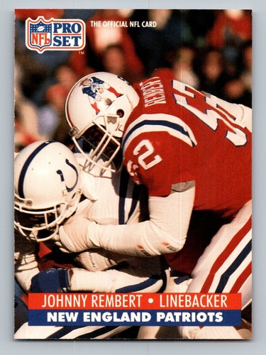1991 Pro Set #583 Johnny Rembert New England Patriots | eBay