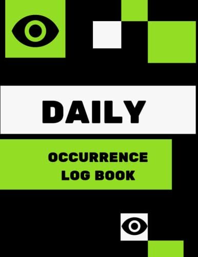 Daily Occurrence Log Book Security Daily Occurence Report Sheet Log For ...
