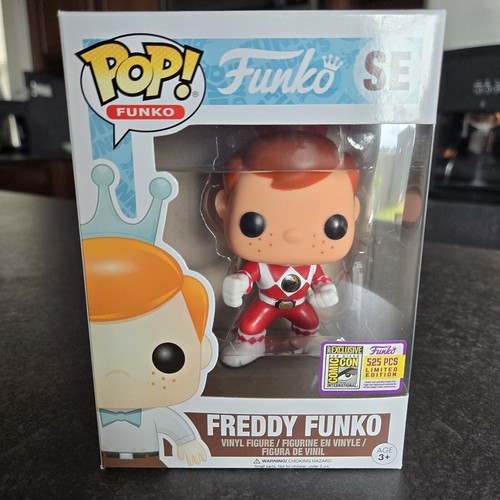 Funko Pop! Freddy Funko Red Power Ranger SE Exclusive SDCC 2017 LE 525 ...