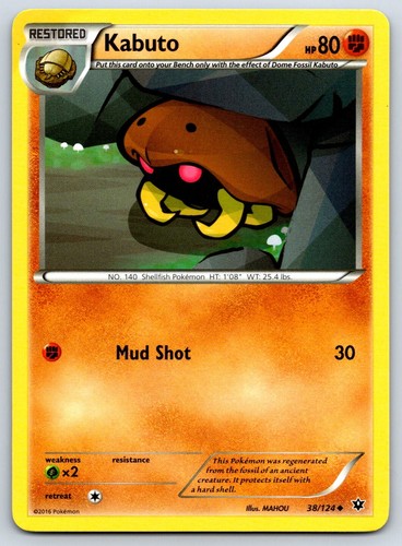 Kabuto - XY Fates Collide 38/124 Pokemon 151 Card NM | eBay