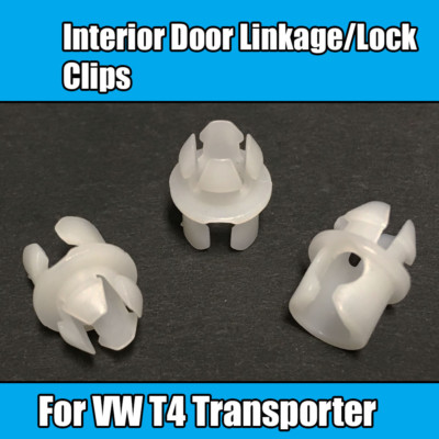 10x For VW T4 Transporter Interior Door Linkage Clips Lock Connector ...