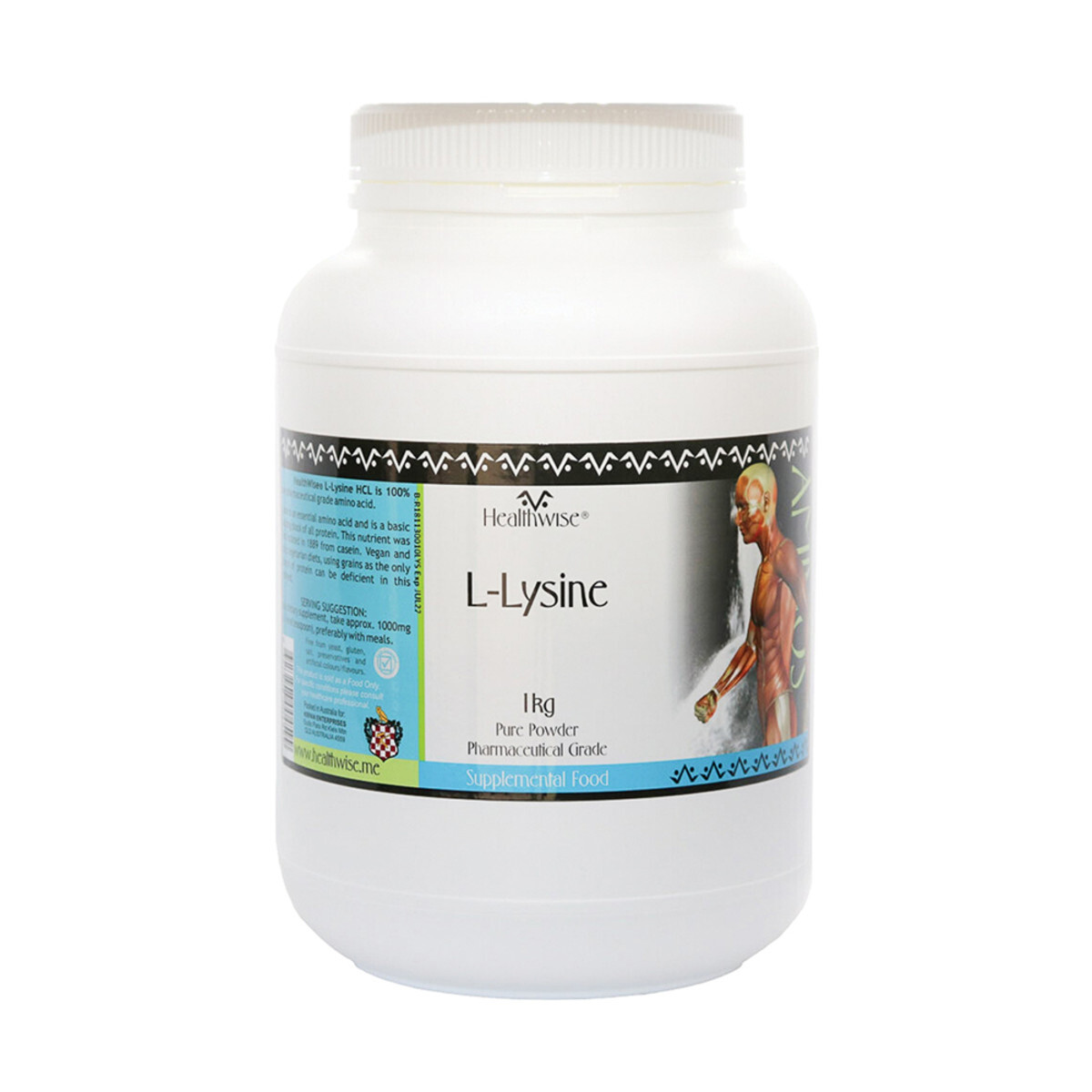 NEW Healthwise L-Lysine 150g 300g 1KG Powder Health Wise L-Lysine HCL ...