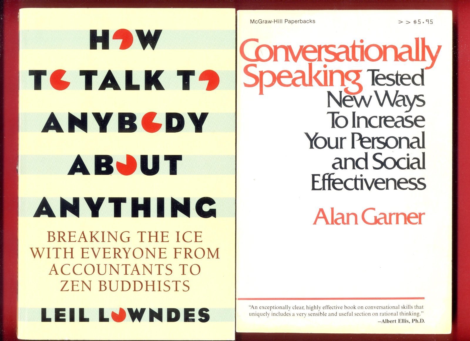 2 Conversation books: How To Talk To Anyone & Conversationally Speaking ...