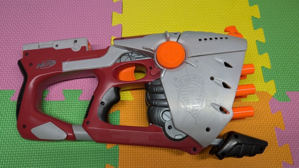 NERF N-STRIKE Unity Power System Titan AS-V.1 Hornet AS6 Scout Missile ...