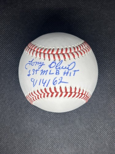 Tony Oliva Signed Rawlings Official MLB Baseball w/ROY 1964 - (TRISTAR ...