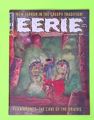 Eerie #6 Magazine 1966 Warren Publishing Corp High Grade Comic Book ...