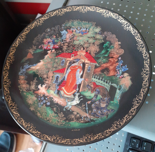 Vintage Russian Tianex Decorative Plate Old Russian Porcelain Plate no ...
