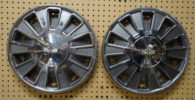 (2) 1988-90 Chevy Caprice 15" Deluxe CHROME Hubcap Wheel Cover #0B ...