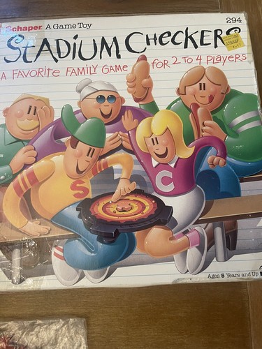 Vintage SCHAPER Stadium Checkers | eBay