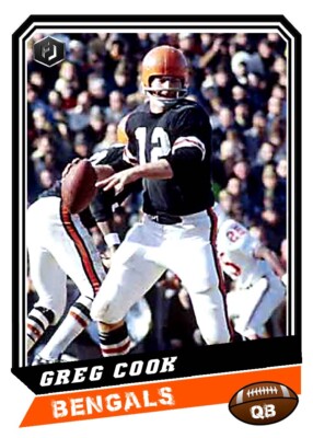 ACEO GREG COOK CINCINNATI BENGALS CUSTOM HAND MADE ART CARD 1 | eBay