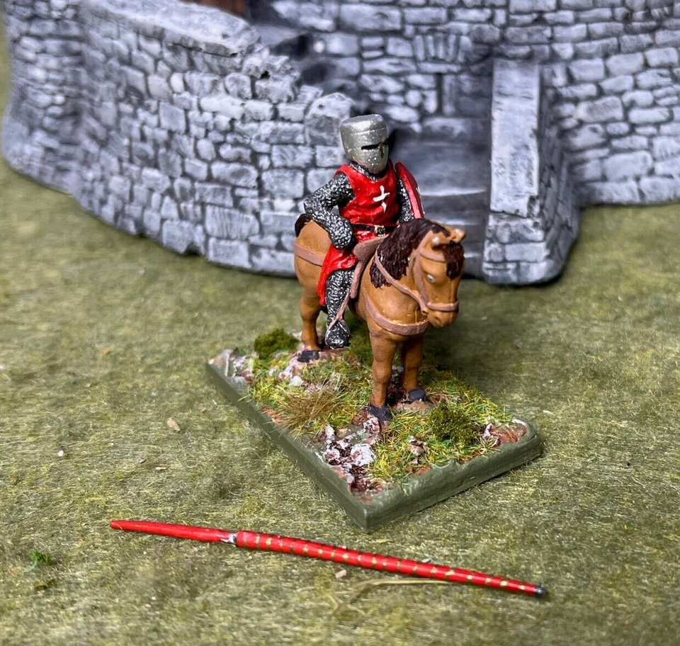 25MM Medieval Knights Normans Norsemen Castle Tower painted and based ...