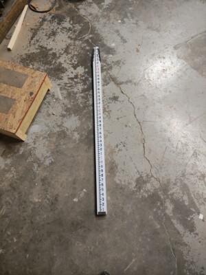 CST/berger MeasureMark 25' Fiberglass Grade Rod Tenths w/case or Inches ...