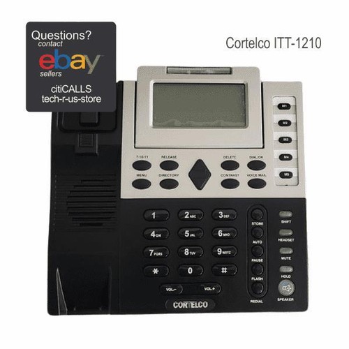 Cortelco ITT-1210 121000TP227S Single-Line Caller ID Business Telephone ...