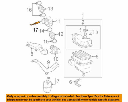12261-20040 Toyota Hose, ventilation, no.2 1226120040, New Genuine OEM ...