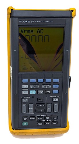 Fluke 97 Auto Scopemeter Dual Trace 50 MHz Handheld Oscilloscope ...