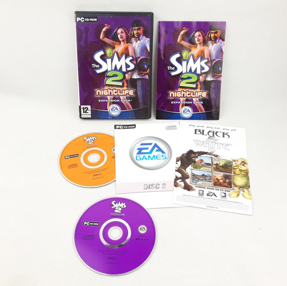 The Sims 2 PC Base Game / All Expansion Packs. All With Manuals. (CD's ...