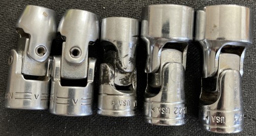 Snap On Universal Socket Set 3/8"Dr 6Pt 1/2 11/16 3/4 Craftsman US 3/8 ...