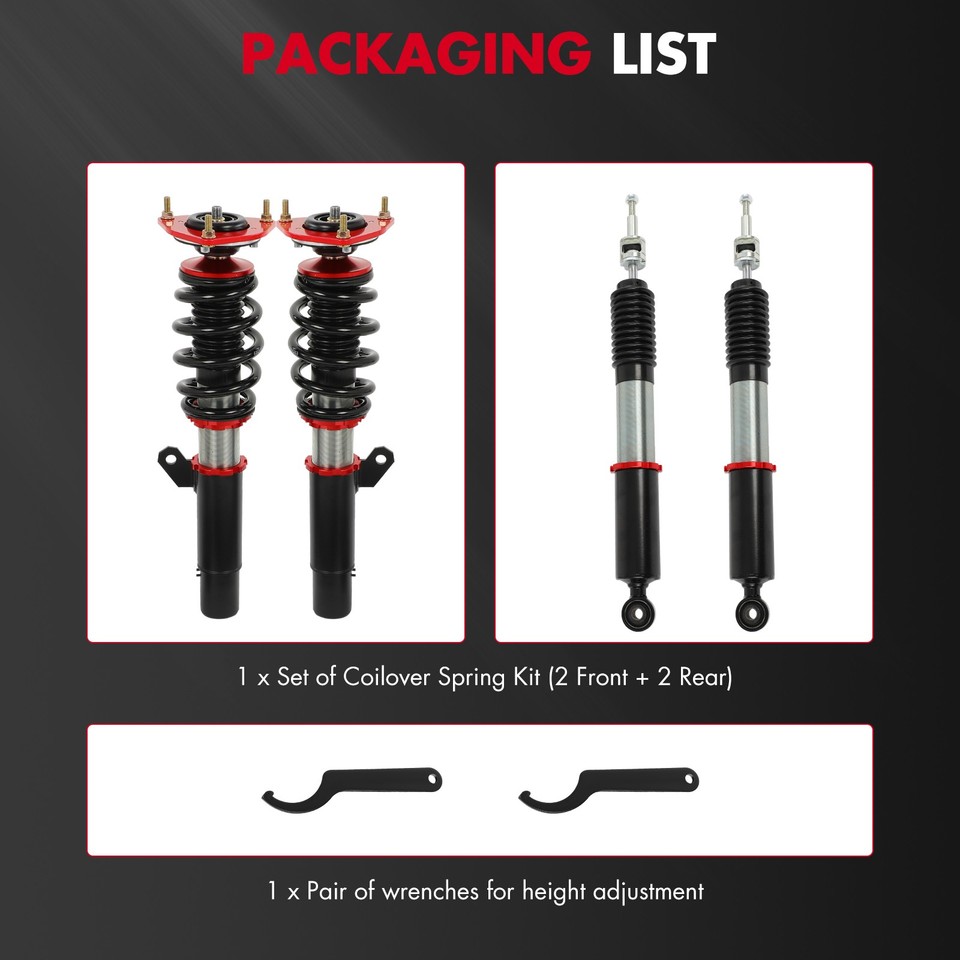 Coilovers Shock For VW Golf R GTI MK7 2015-2019 Suspension Lowering ...
