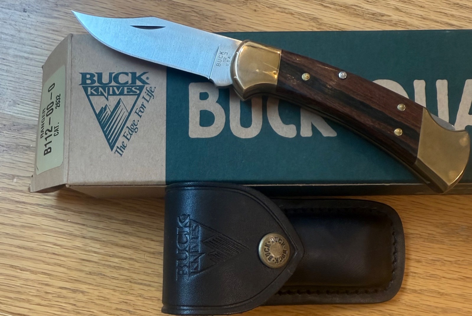 VINTAGE BUCK 112 KNIFE NEVER USED IN BOX BT1 | eBay