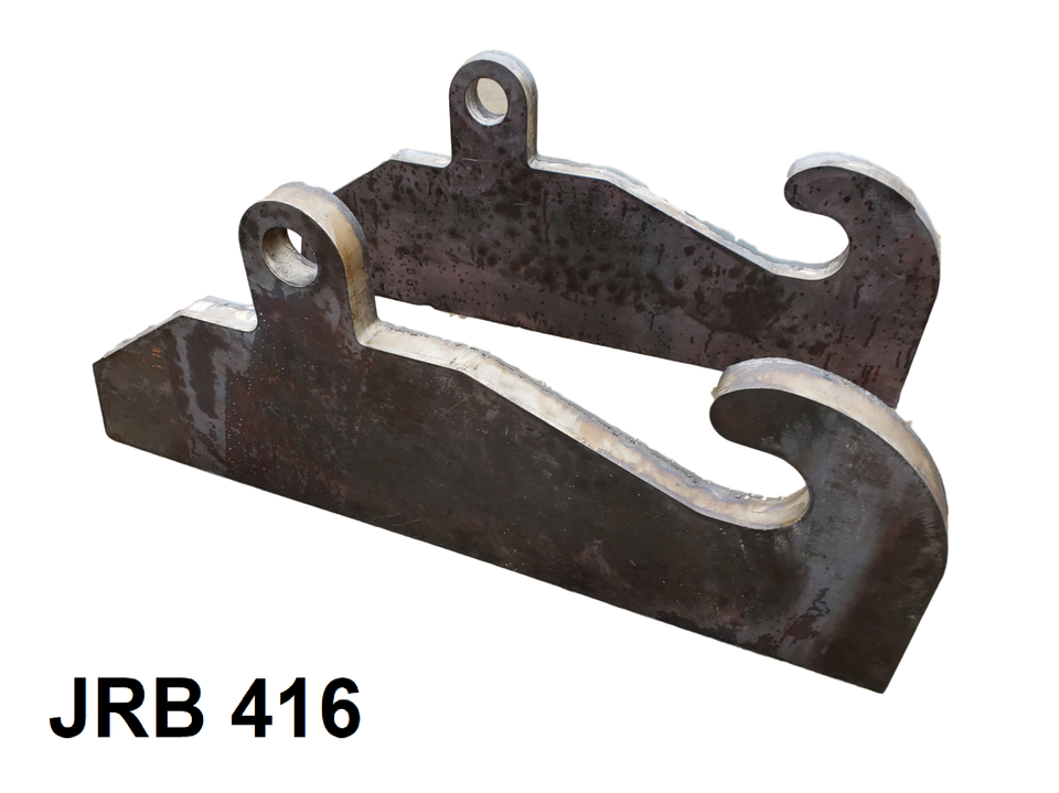 JRB 416 Quick Attach Coupler Blank Adapter- JRB Loader mounts - FREE ...