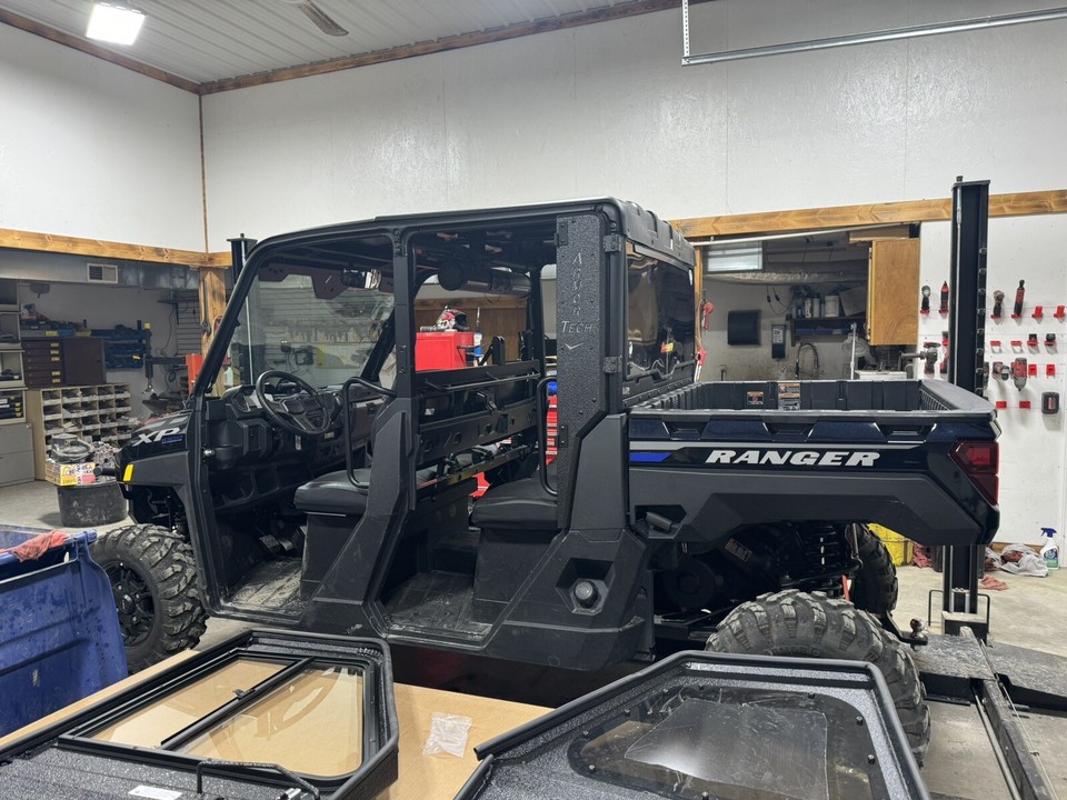 2018-2025 Polaris Ranger 1000 Crew Cab Armor Tech Steel Hard Door Doors ...