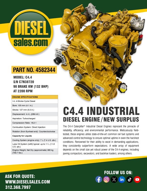 Cat C12 Cooling Diagram New Caterpillar C12.9 1000HP Diesel Marine