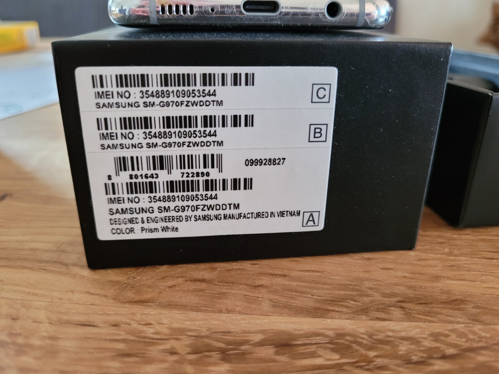 Samsung Galaxy S10e SM-G970 - 128GB - Prism White (Ohne Simlock, Dual ...