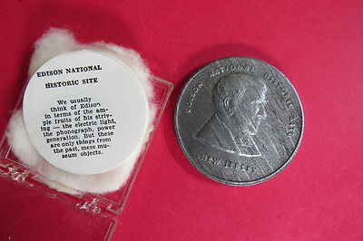 THOMAS EDISON NATIONAL HISTORIC SITE COMMERMATIVE Coin MEDALLION | eBay