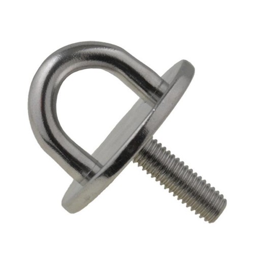 Qty 200 Round + Bolt Pad Eyes 5mm x 33mm (M6 Thread) Stainless G304 ...