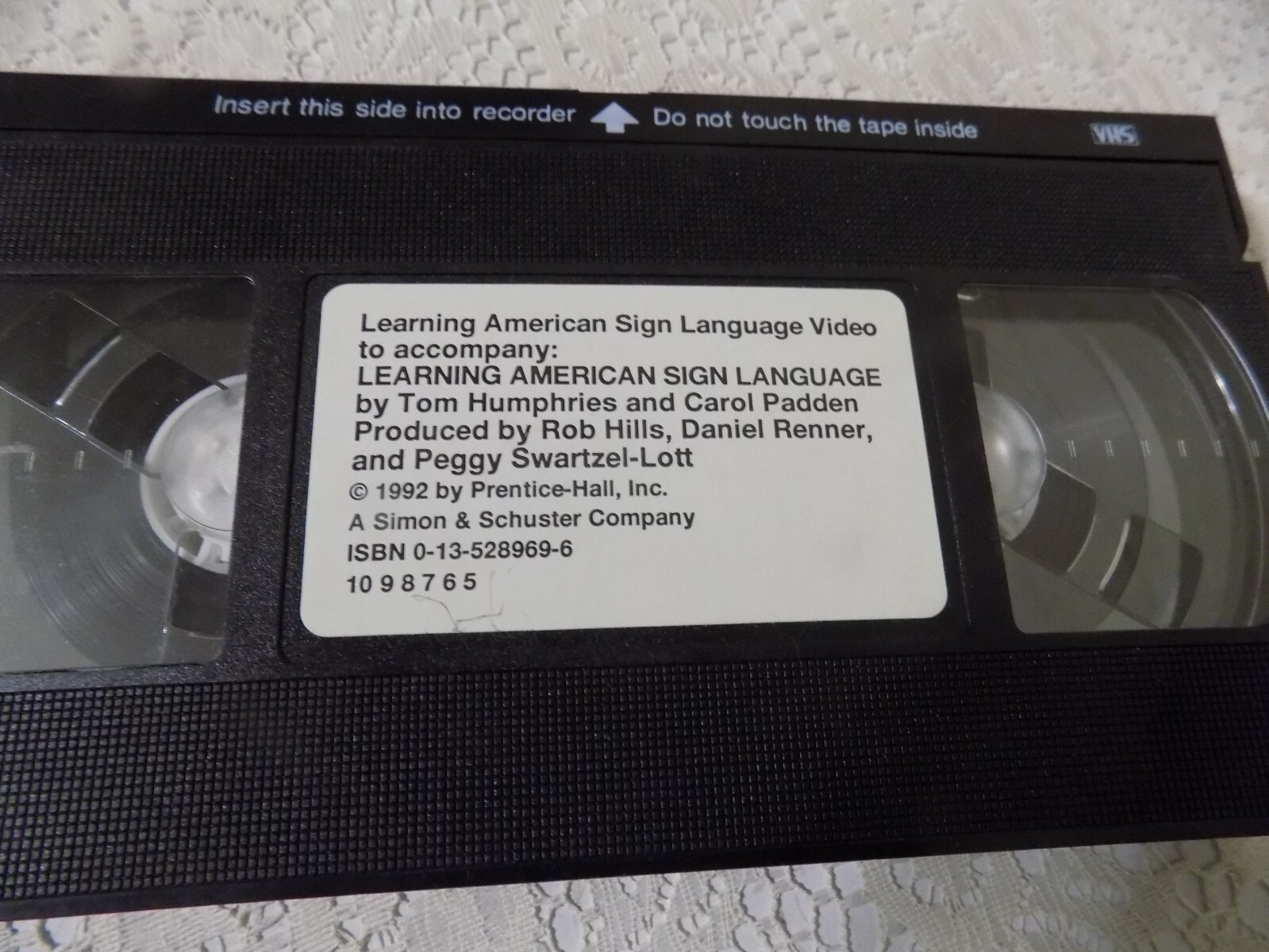 LEARNING AMERICAN SIGN language VHS * HUMPHRIES & PADDEN * ASL ...