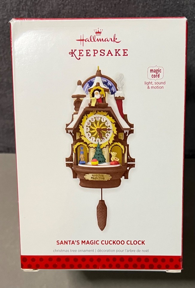 Hallmark 2013 Santa’s Magic Cuckoo Clock Ornament – Magic Cord Incl ...