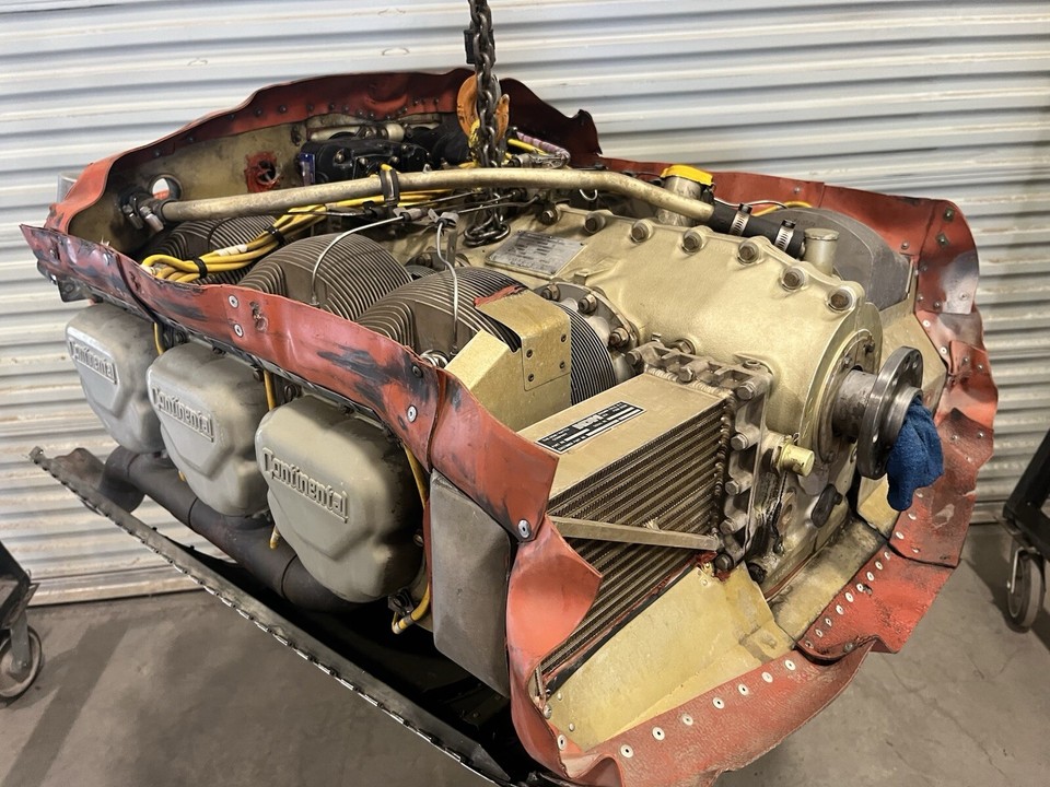 Continental IO-470-U R/H 260 H.P. Engine W/Accessories Seen 895 Hours ...