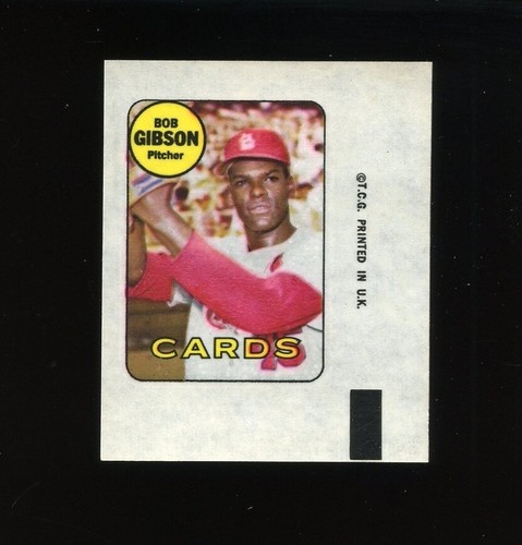1969 Topps Decals Set-Break Bob Gibson *GMCARDS* | eBay