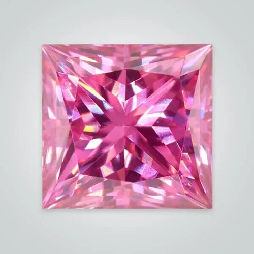 Certified Pink Diamond princess Cut 5 Ct Natural VVS1 D Grade Gem | eBay