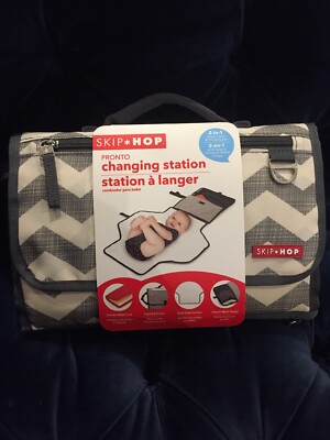 NWT Skip Hop PRONTO CHANGING STATION CHEVRON Baby Travel Changing Mat ...