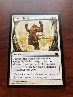 Test of Faith x1 Modern Masters MTG Magic The Gathering @519* | eBay