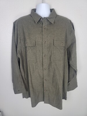 NEW Field & Stream Flannel Shirt Men's Heavyweight Outdoor Camp Size ...