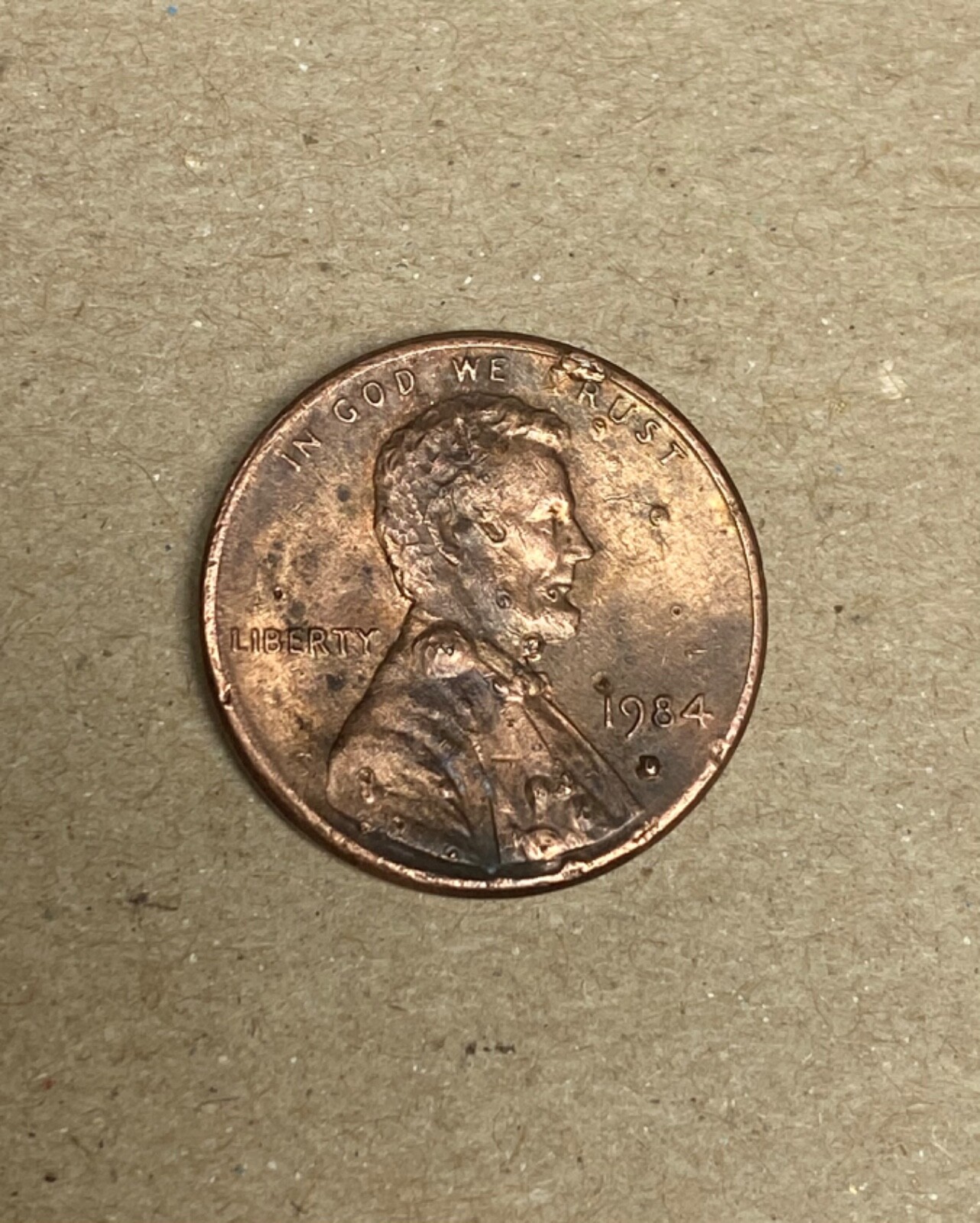 1984 Lincoln Penny No Mint Mark extra metal die error | eBay