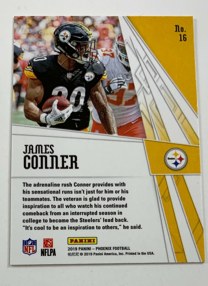 2019 Panini Phoenix #16 James Conner Adrenaline Rush Card PF1 | eBay