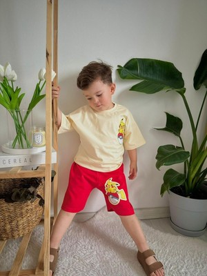 NWT Zara Pokemon Boys Pikachu Short Sleeve T-Shirt and Short Set | eBay