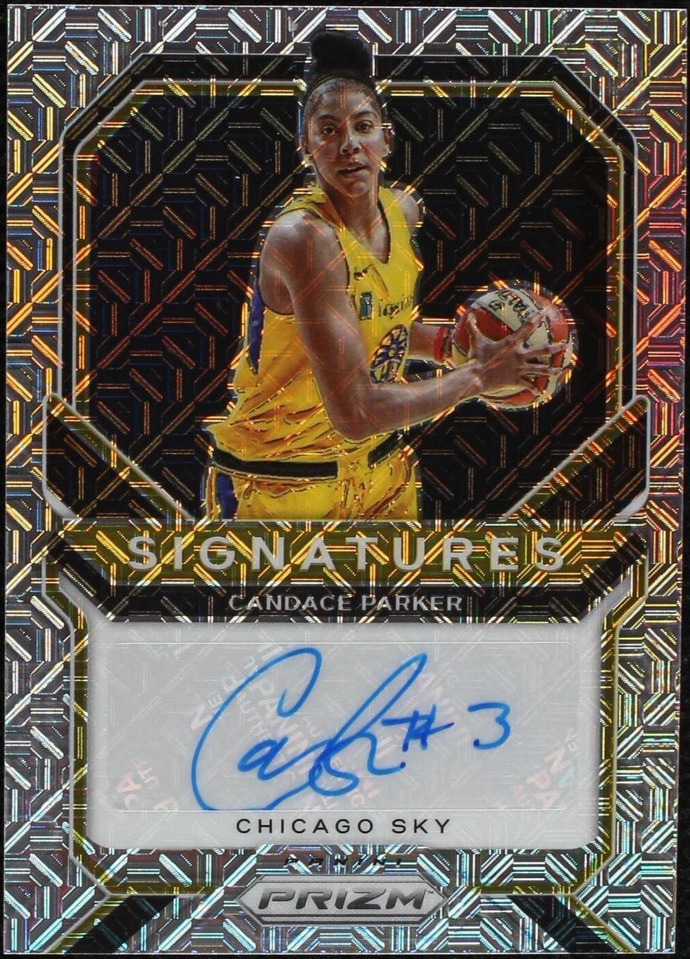 2021 Panini Prizm WNBA - Signatures Candace Parker #SG-CPK Mojo Prizm ...