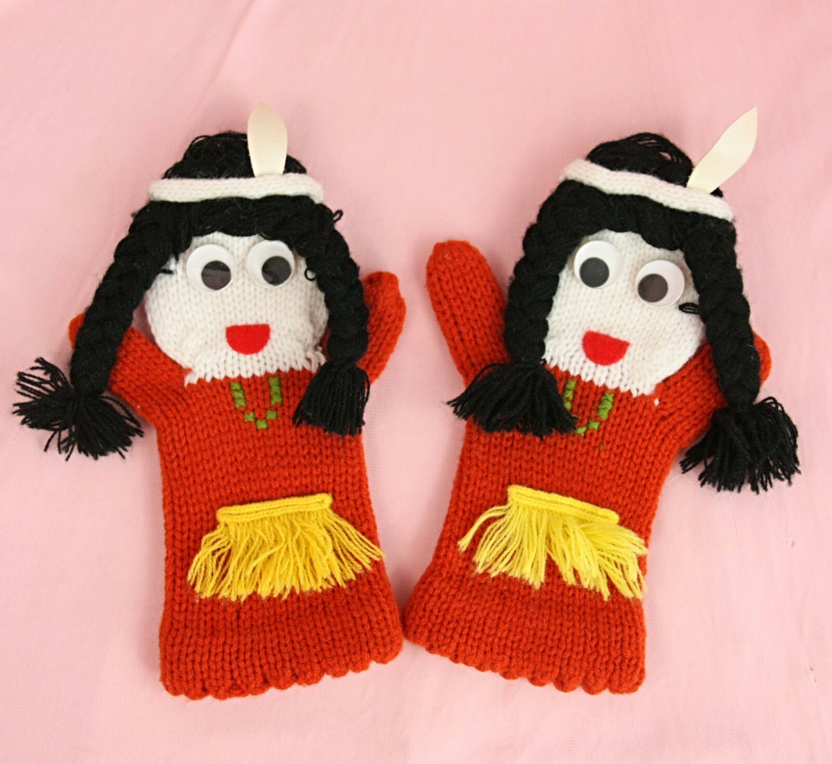 Indian Mittens Clothing Shopping New World Women's Knitted Wool Winter