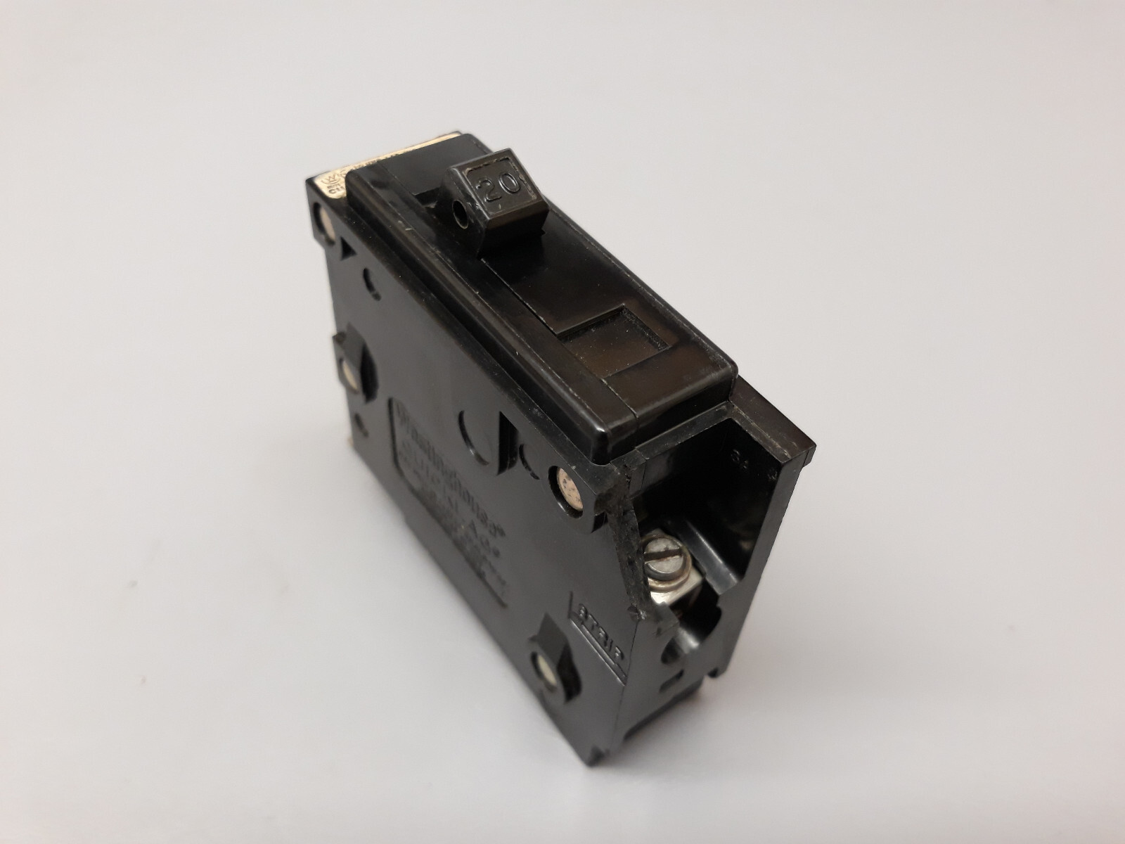 Westinghouse 20 Amp Single Pole Bolt-On Circuit Breaker Quicklag Type ...