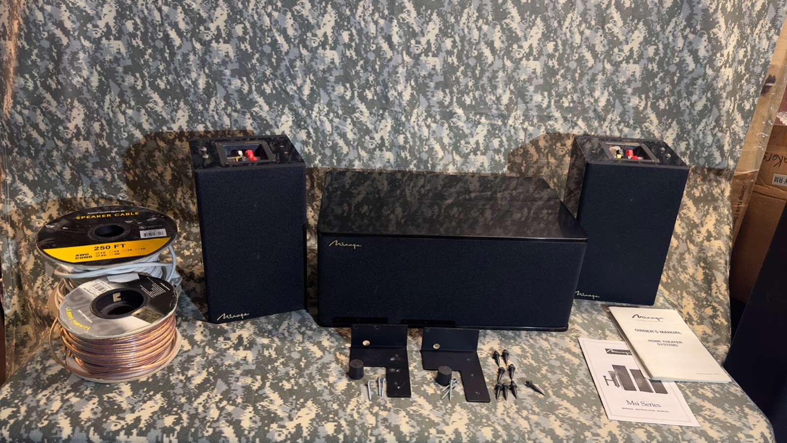 MIRAGE Speakers Home Theater System-Msi Series-Black Piano Finish | eBay